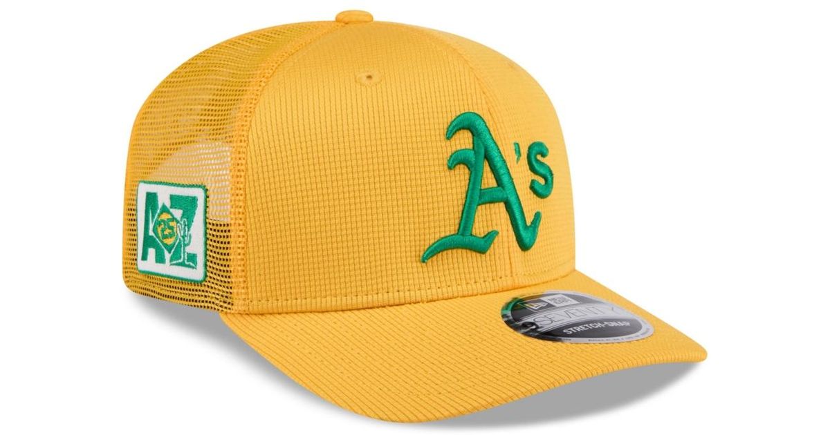 KTZ Athletics 2025 Spring Training 9seventy Stretch-snap Hat in Yellow ...
