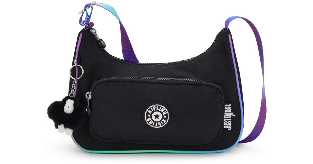 Kipling X Just Dance Leksie Zipper Crossbody Bag in Black | Lyst