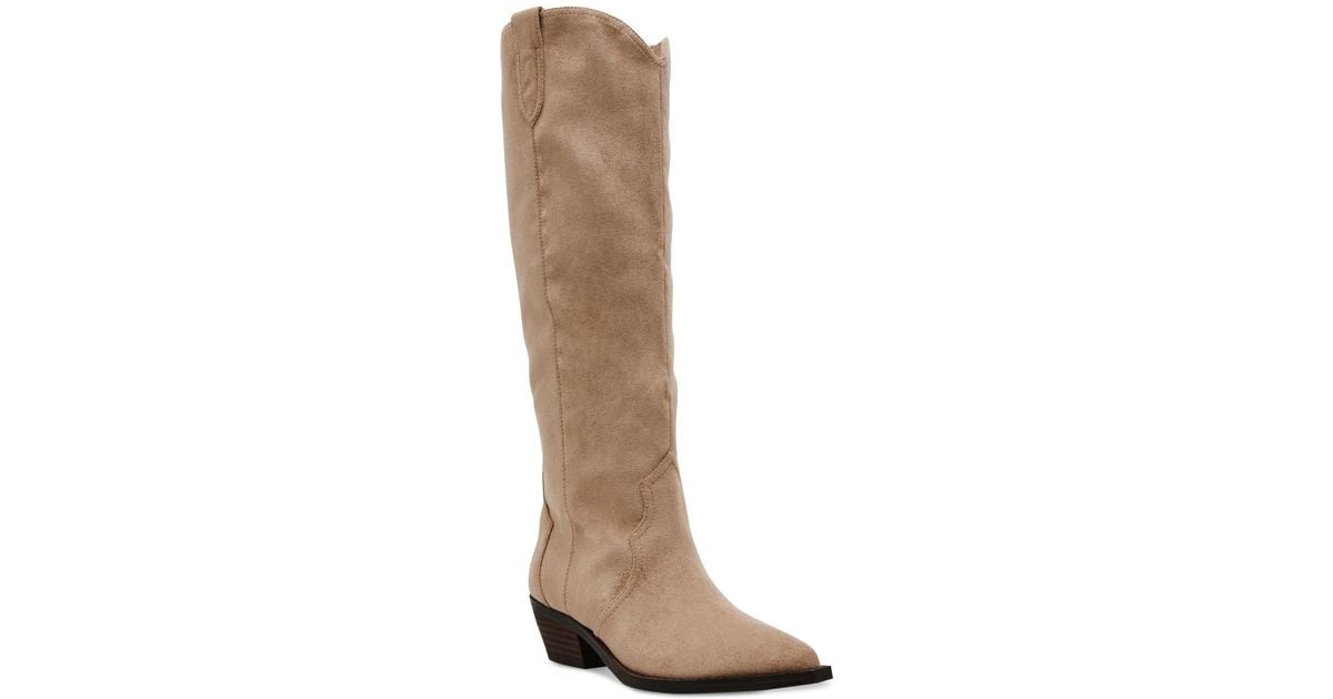Dolce Vita Kit Knee-high Cowboy Boots in Brown | Lyst