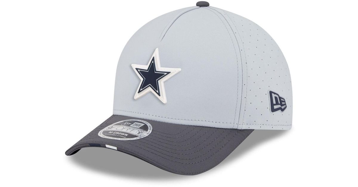 KTZ Gray/graphite Dallas Cowboys 2025 Nfl Training Camp A-frame 9forty ...