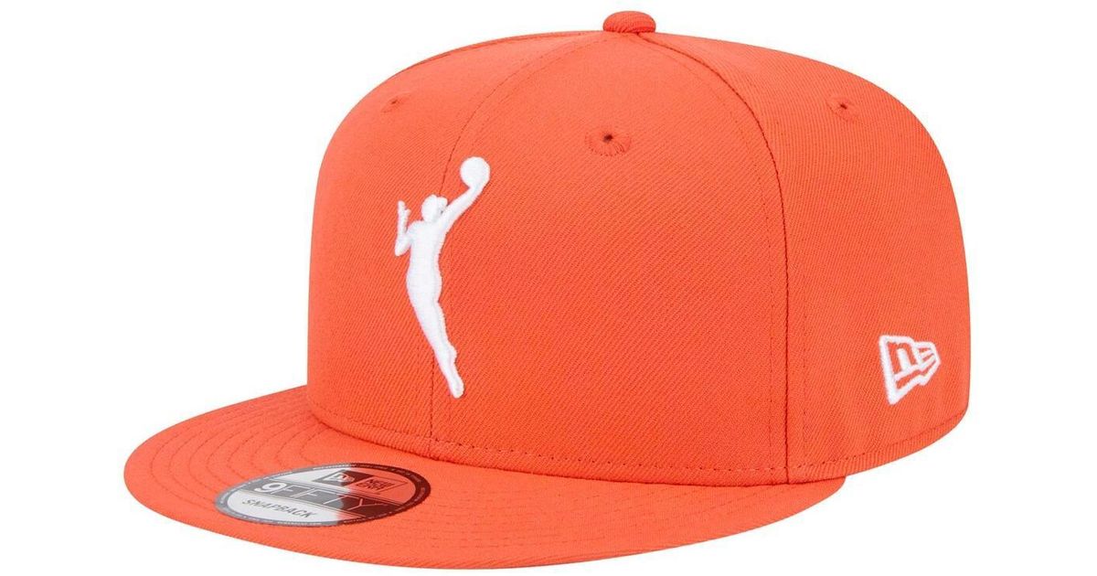 KTZ Wnba Logowoman 59fifty Snapback Hat in Orange | Lyst