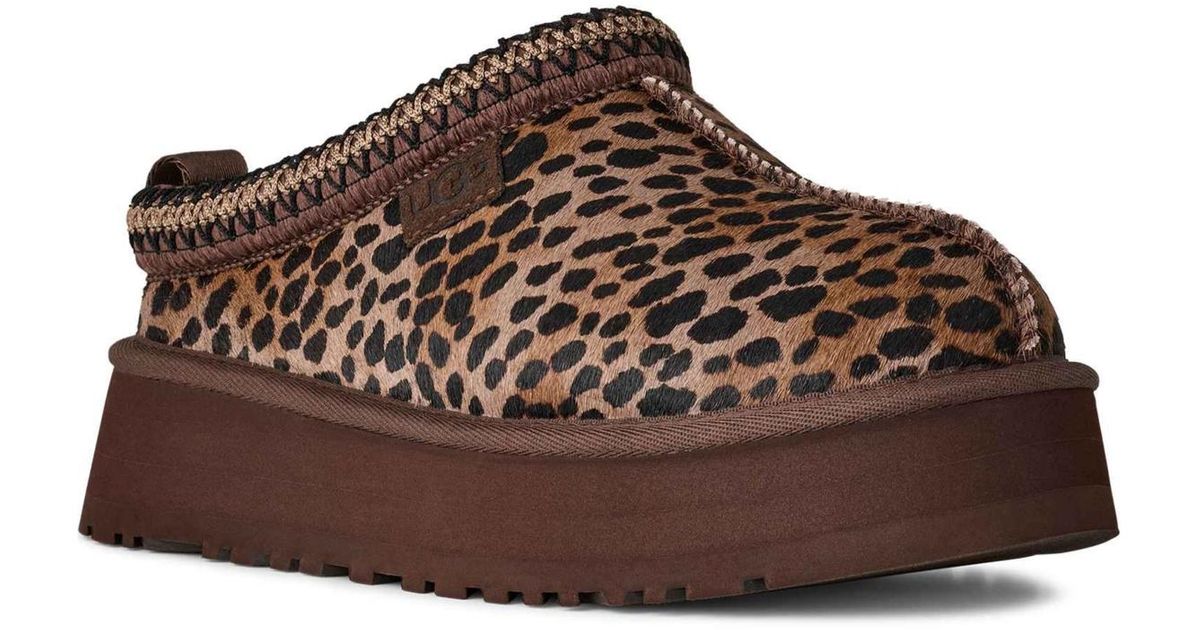 UGG Tasman Ii Caspian Platform Slippers in Brown | Lyst