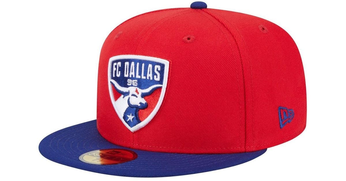 KTZ Fc Dallas 2025 Kickoff 59fifty Fitted Hat in Red for Men | Lyst