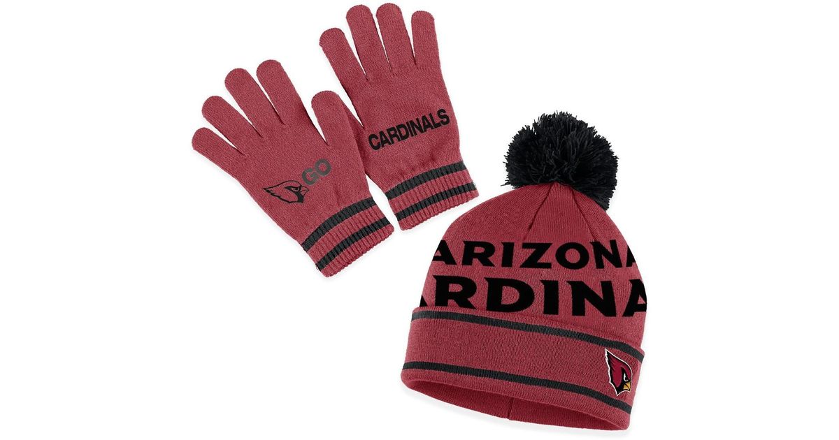WEAR by Erin Andrews Arizona S Double Jacquard Cuffed Knit Hat in Red ...