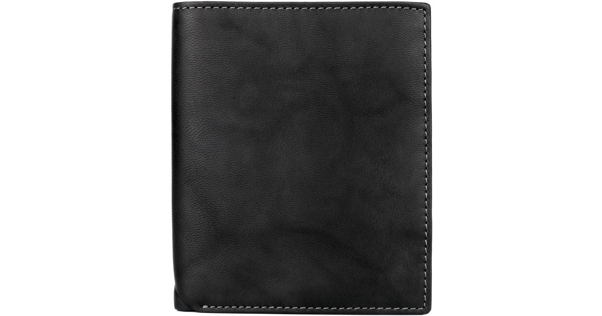 JULIA BUXTON J. Buxton Mini Hunt Credit Card Folio Wallet in Black | Lyst