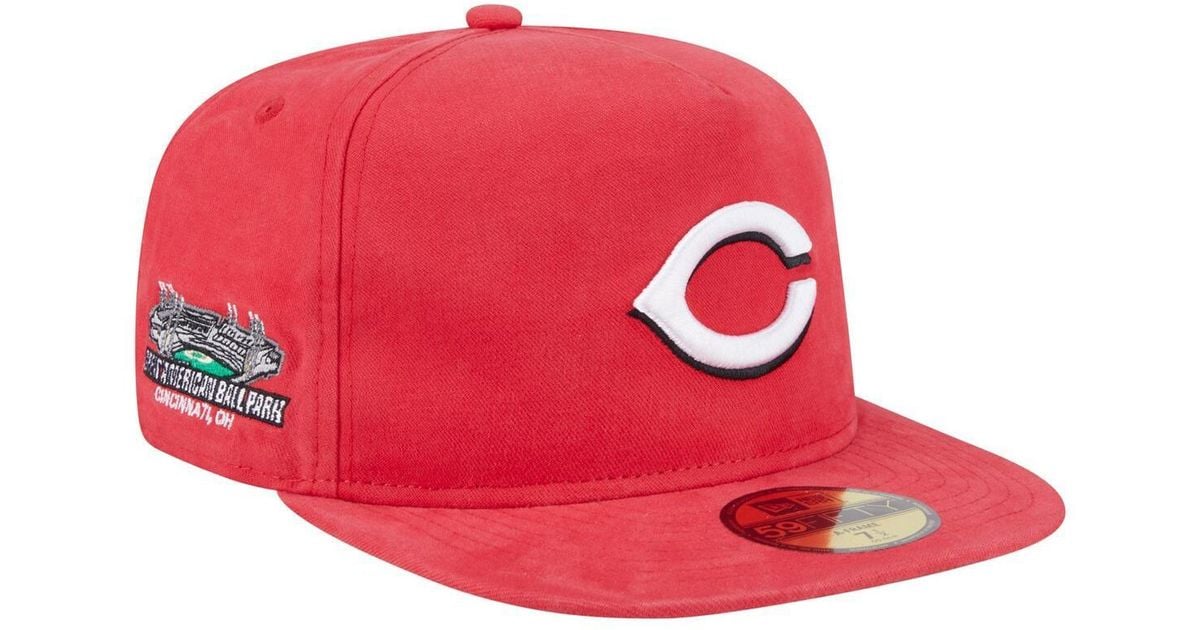 KTZ Cincinnati S Championship Side Flag A-frame 59fifty Fitted Hat in ...