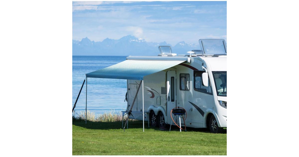 Yescom 8x14 Ft Rv Awning Replacement Fabric Canopy Camper Trailer Block ...