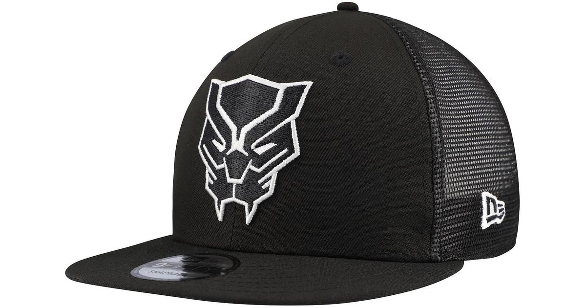 KTZ Panther 9fifty Snapback Trucker Hat in Black for Men | Lyst