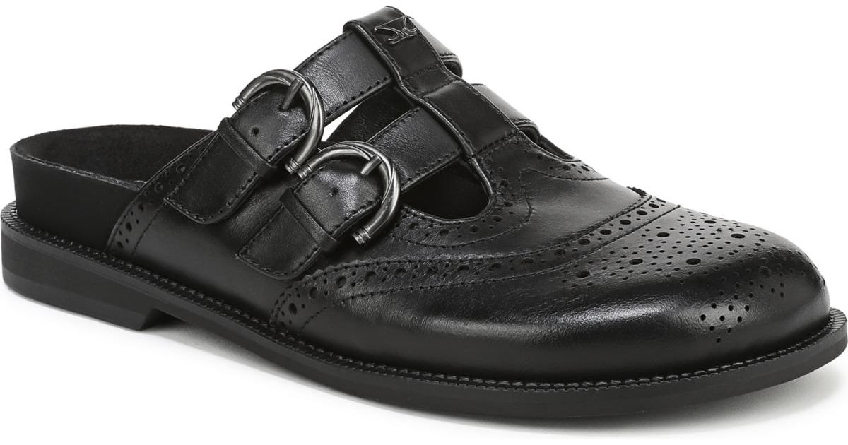 Circus by Sam Edelman Claudia Mary-jane Loafer Clogs in Black | Lyst