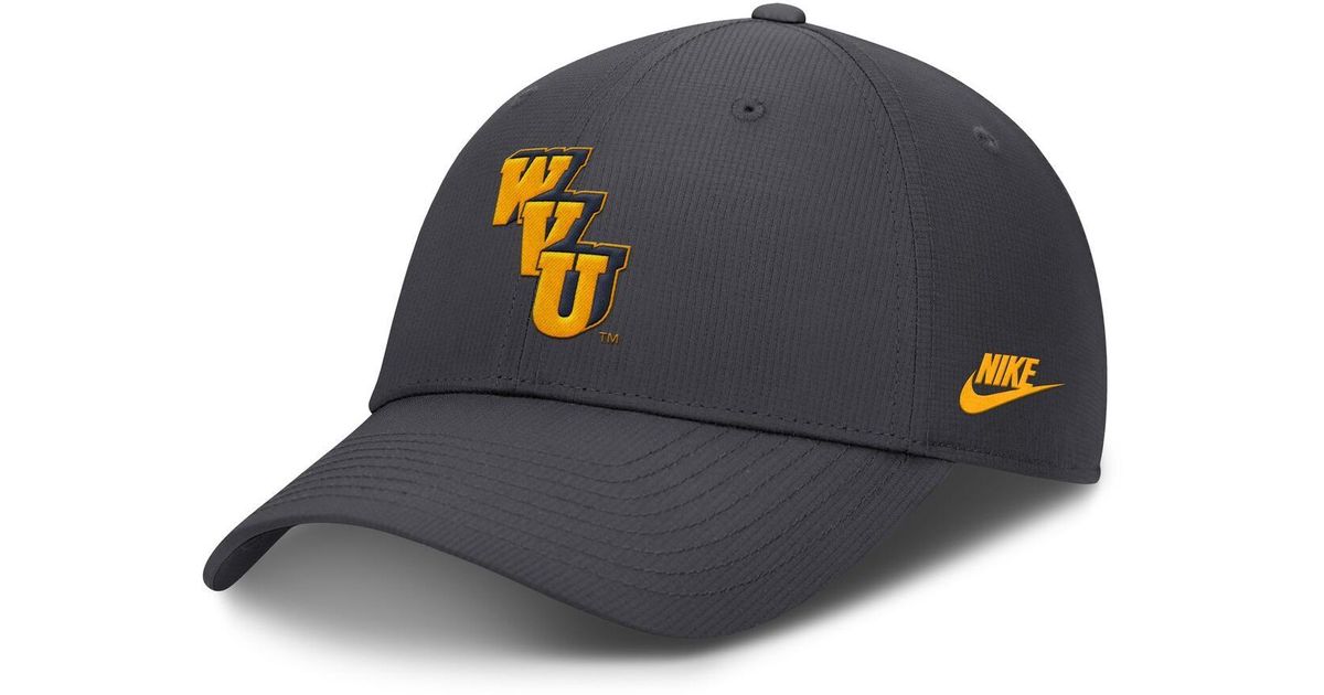 Nike West Virginia Mountaineers Core Rise Vault Performance Adjustable ...