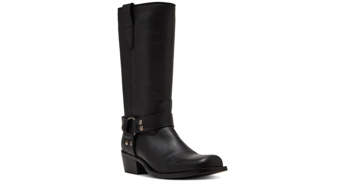 Steve Madden Ruskin Tall Engineer Boots in Black | Lyst