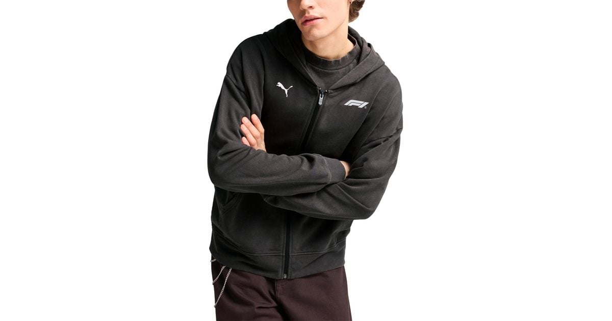 PUMA F1 Graphic Full-zip Hoodie in Black for Men | Lyst