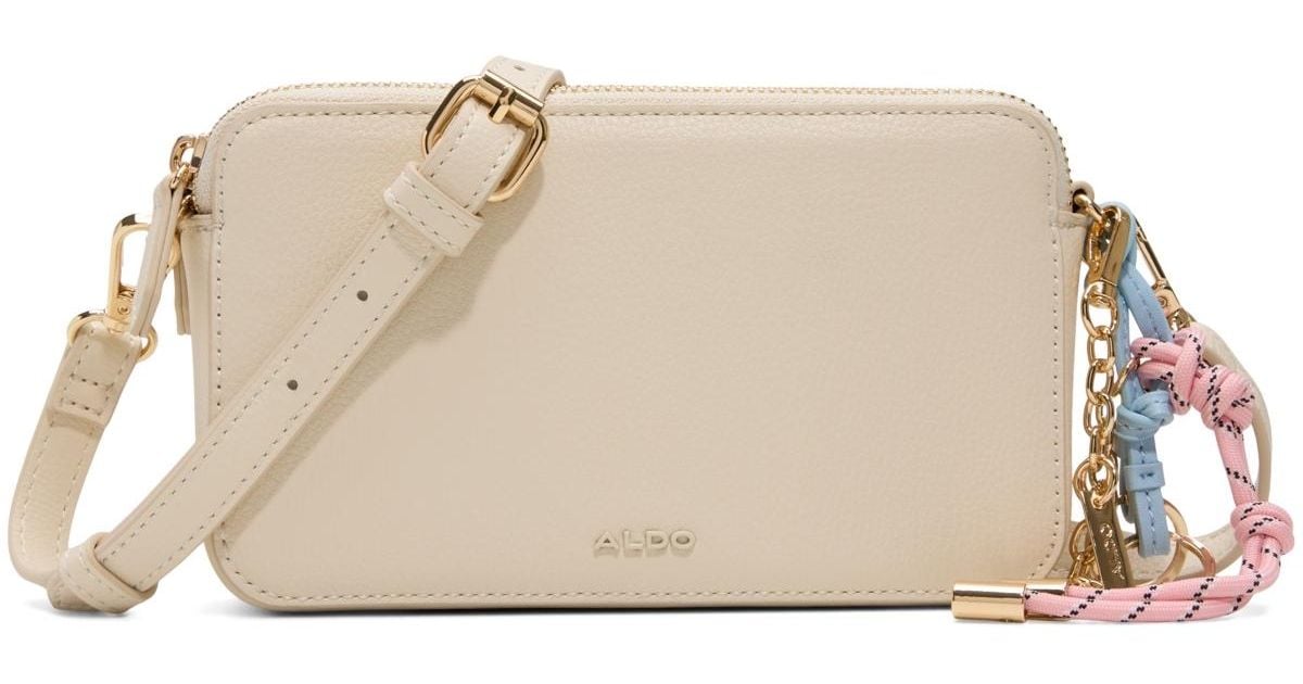ALDO Ddemii Mini Crossbody Bag in Natural | Lyst
