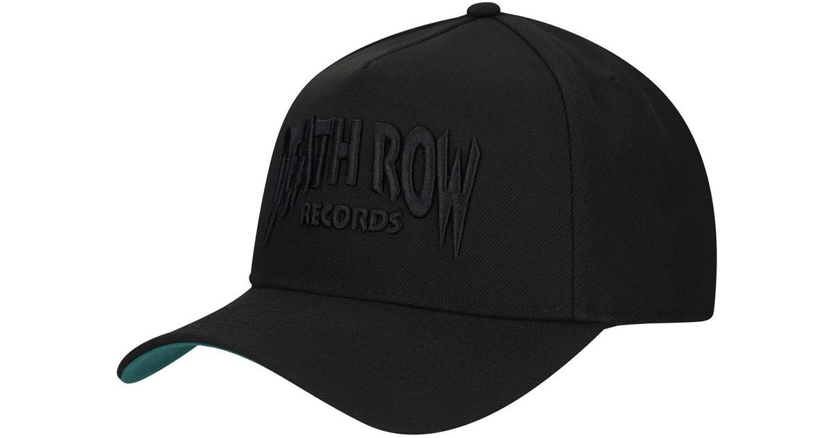 Lids Death Row Records A-frame Tonal Adjustable Hat in Black for Men | Lyst