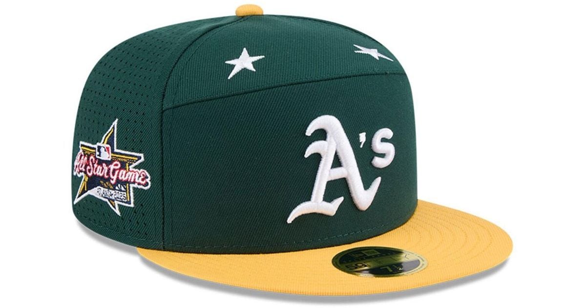 KTZ Green/gold Athletics 2025 Mlb All-star Game Side Patch 9fifty ...