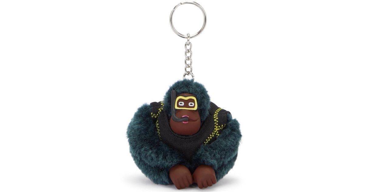 Kipling Scuba Monkey Keychain in Blue | Lyst