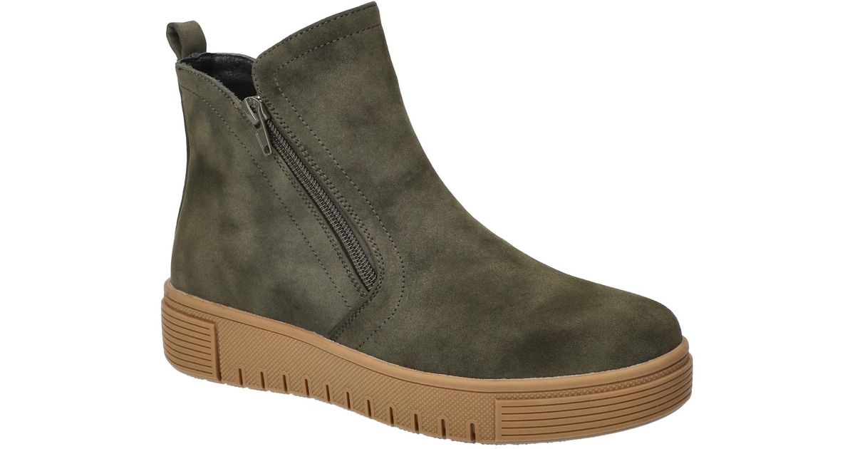 Bella Vita Oaklee Ankle Boots in Green | Lyst