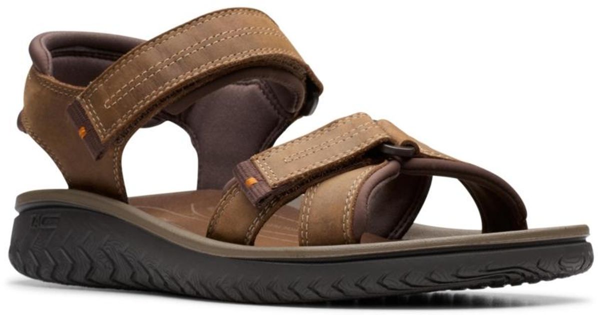 Clarks Collection Wesley Shore Sandals in Brown for Men | Lyst