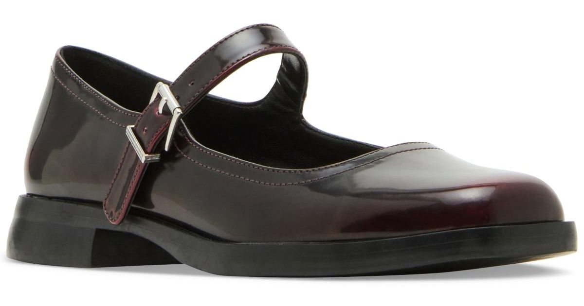 Madden Girl Dominic Mary-jane Tailored Flats in Black | Lyst