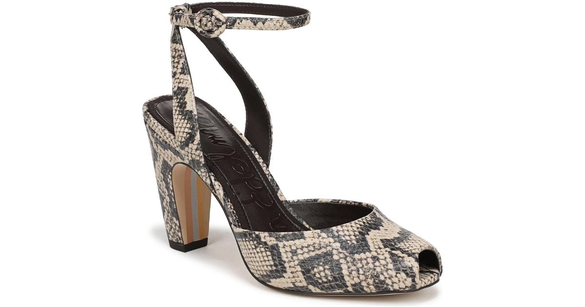 Sam Edelman Wrenna Dress Sandals in Metallic | Lyst