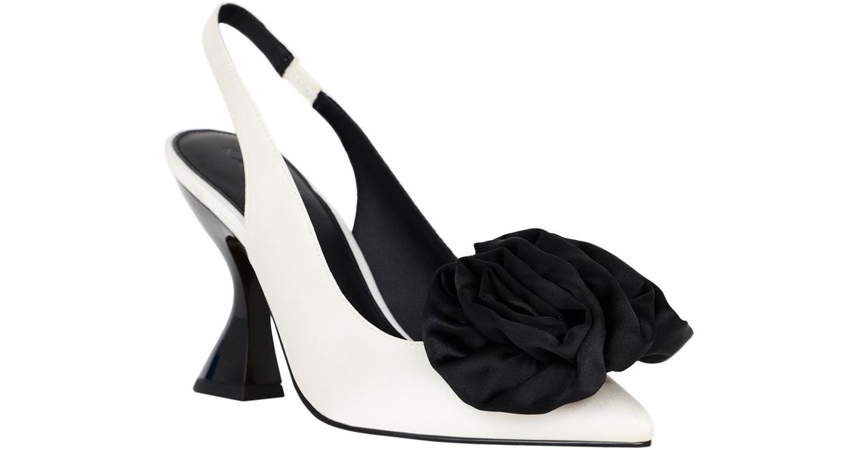 Katy Perry Laterr High Flower Heels in Black | Lyst