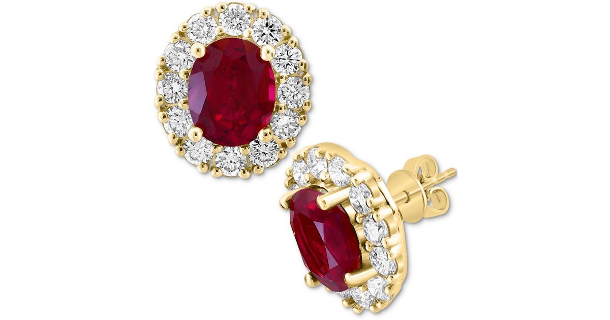 Effy Effy Lab Grown Ruby (5-5/8 Ct. T.w. in Red | Lyst