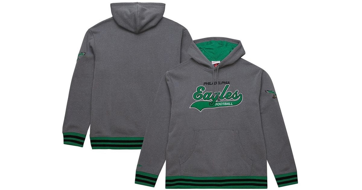 Mitchell & Ness Philadelphia Eagles Vintage Logo Snow Washed Fleece ...