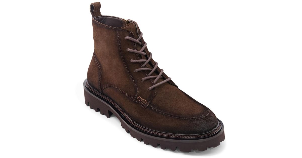 Anthony Veer Everest Lace-up Moccasin Boots in Brown for Men | Lyst