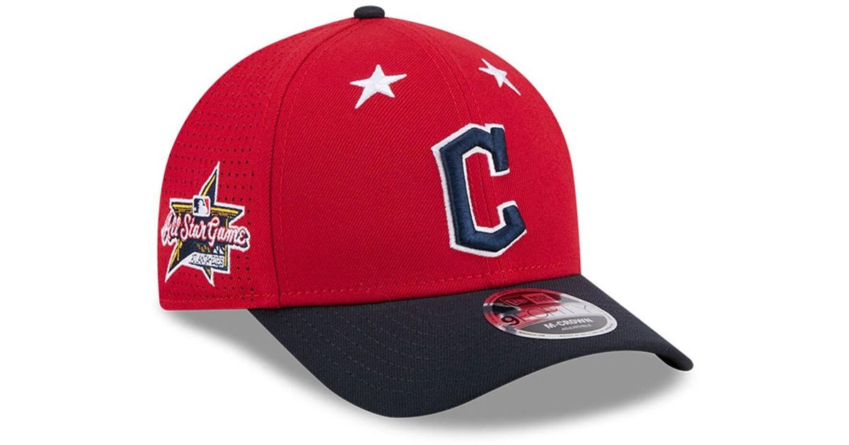 KTZ Red/navy Cleveland Guardians 2025 Mlb All-star Game 9forty M-crown ...