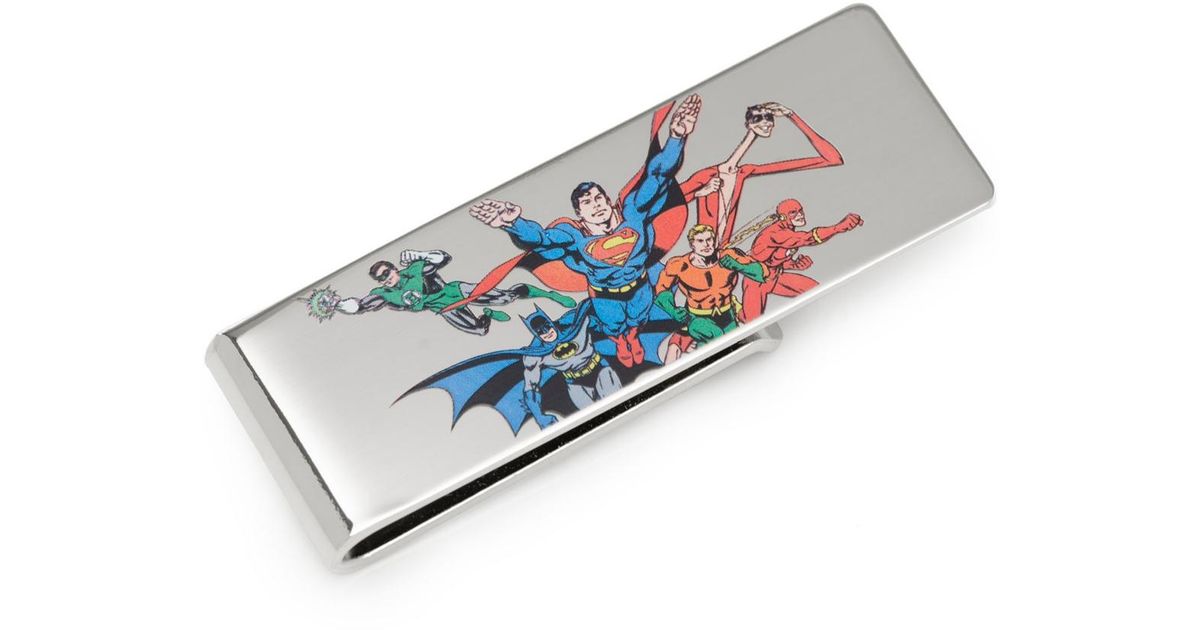 Dc Comics Justice League Money Clip in Blue for Men | Lyst