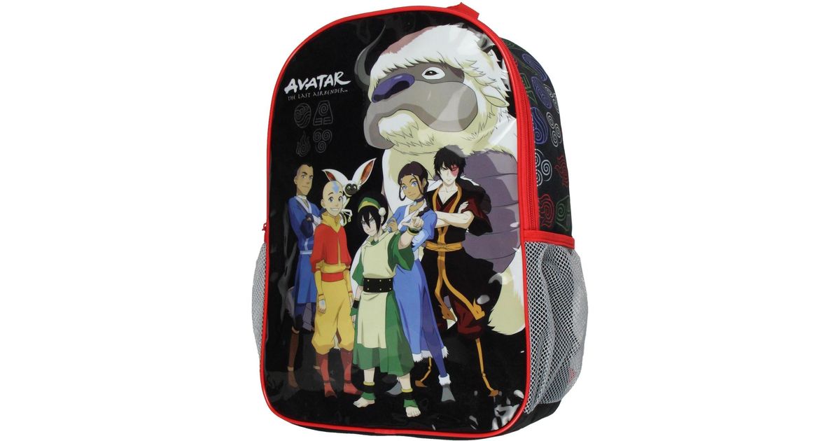 Avatar: The Last Airbender 17" Backpack Aang Zuko Katara Toph Appa ...