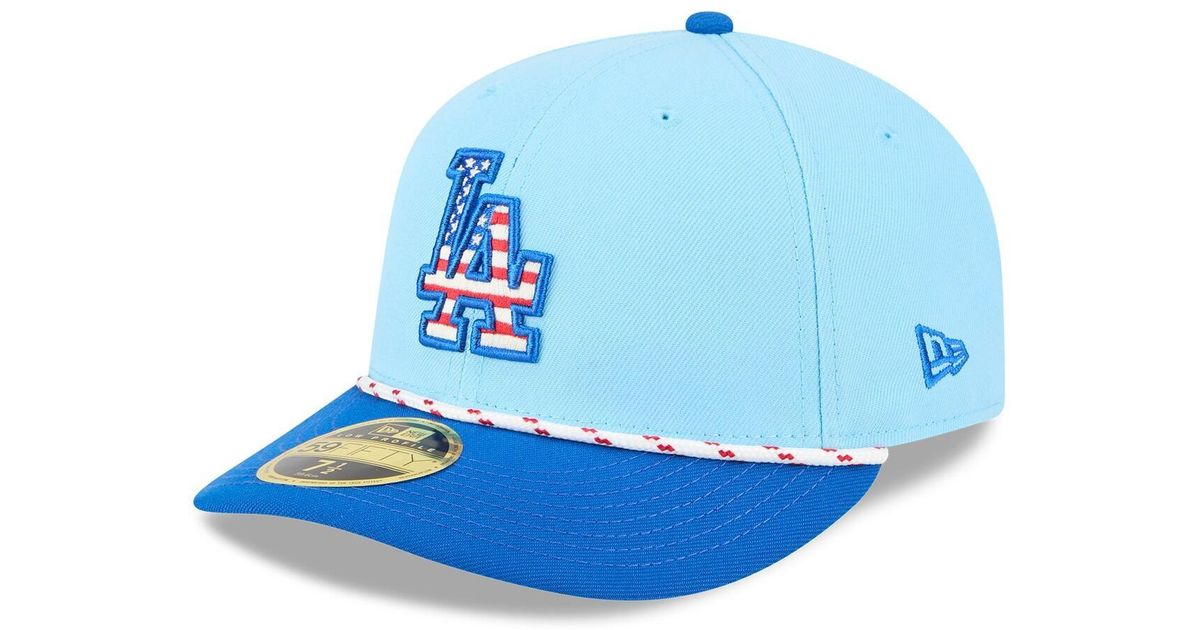 KTZ Light Blue/royal Los Angeles Dodgers 2025 Fourth Of July Low ...