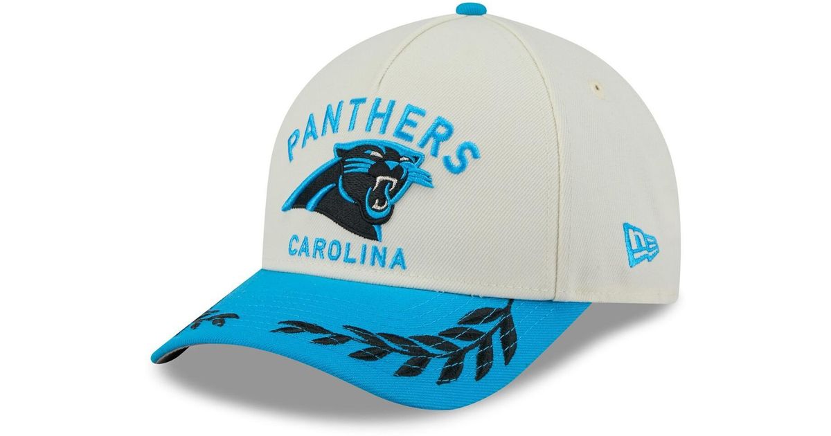 KTZ Cream/blue Carolina Panthers 2025 Nfl Draft 9forty A-frame M-crown ...