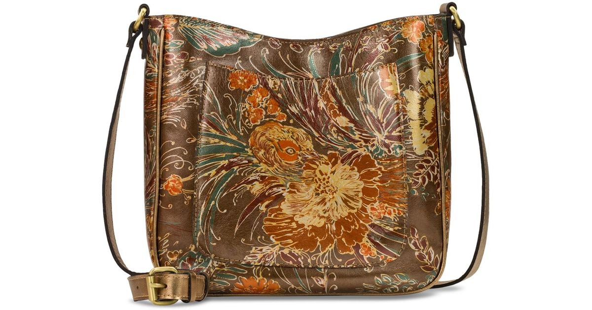 Patricia Nash Emeline Crossbody in Brown | Lyst
