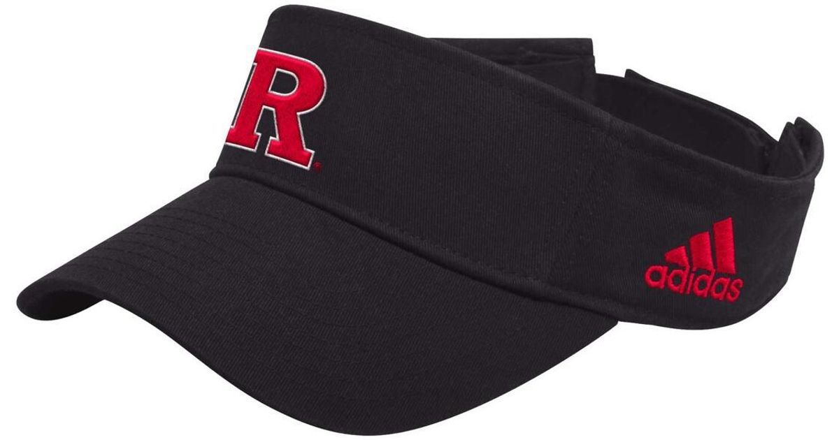 adidas Rutgers Scarlet Knights Locker Room Team Adjustable Visor in ...