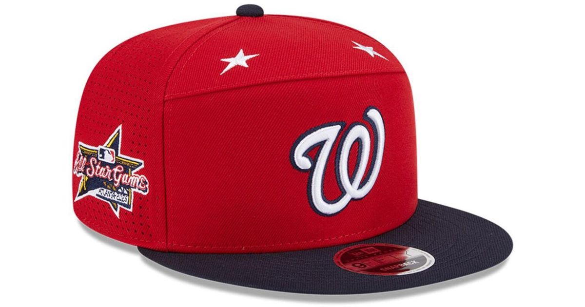 KTZ Red/navy Washington Nationals 2025 Mlb All-star Game Side Patch ...