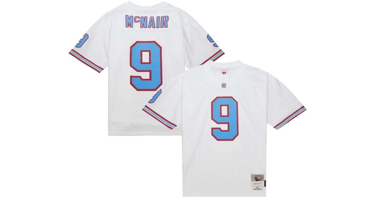 Mitchell & Ness Steve Mcnair Tennessee Oilers 1998 Legacy Replica ...