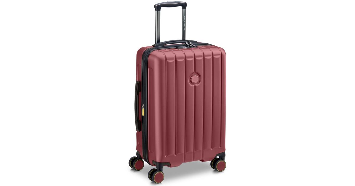 Delsey Paris Shadow 6.0 23" Carry-on Expandable Spinner in Red | Lyst