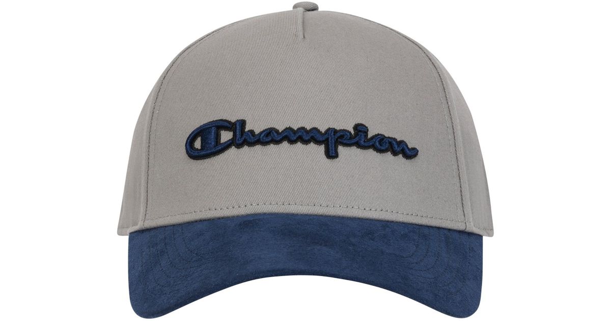 Champion Revival Embroidered Adjustable Cap in Gray for Men | Lyst