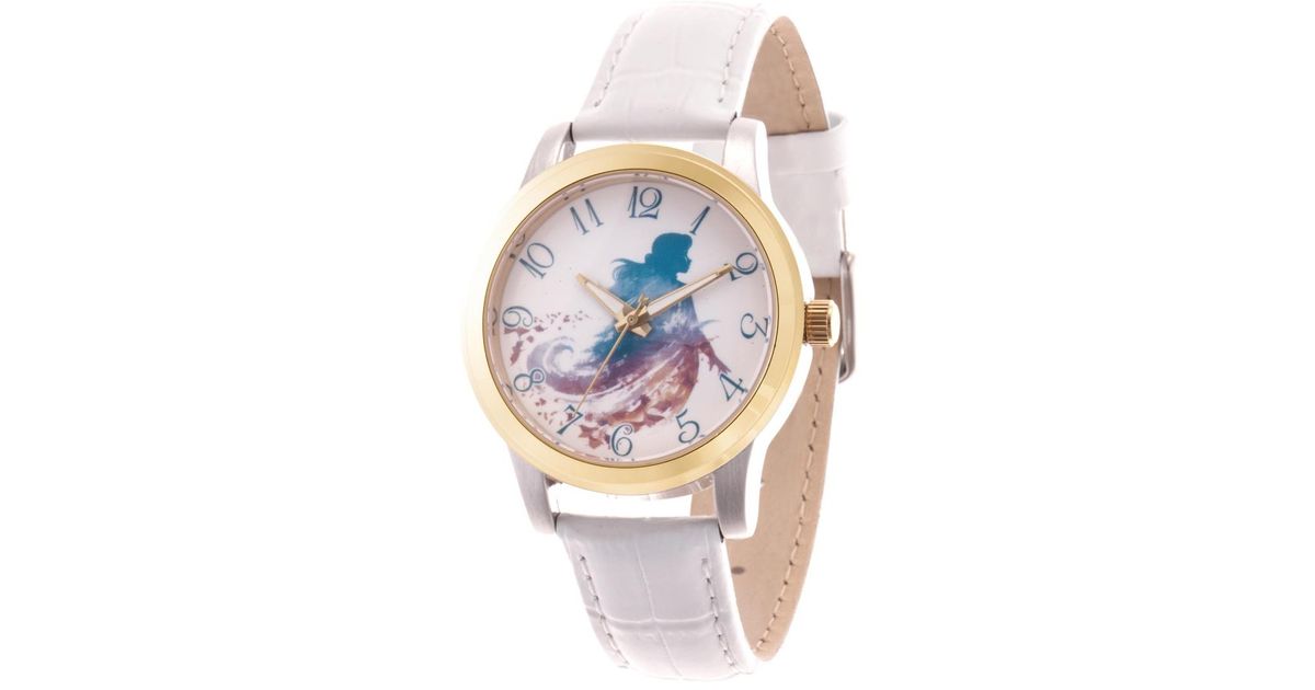 ewatchfactory Disney Frozen 2 Anna Two Tone Alloy Watch 38mm in White ...