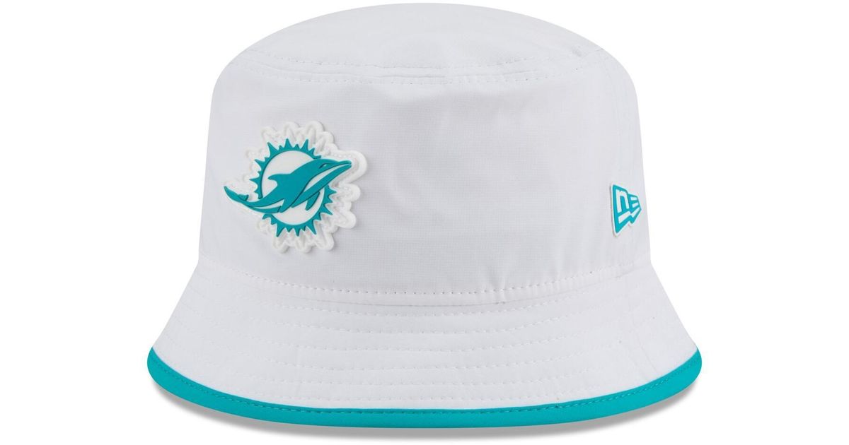 KTZ Miami Dolphins 2025 Nfl Training Camp Stretch Bucket Hat in Blue ...