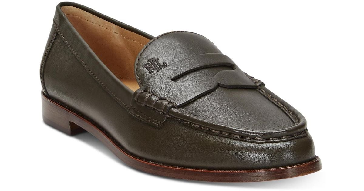 Ralph Lauren Wynnie Loafers in Brown | Lyst