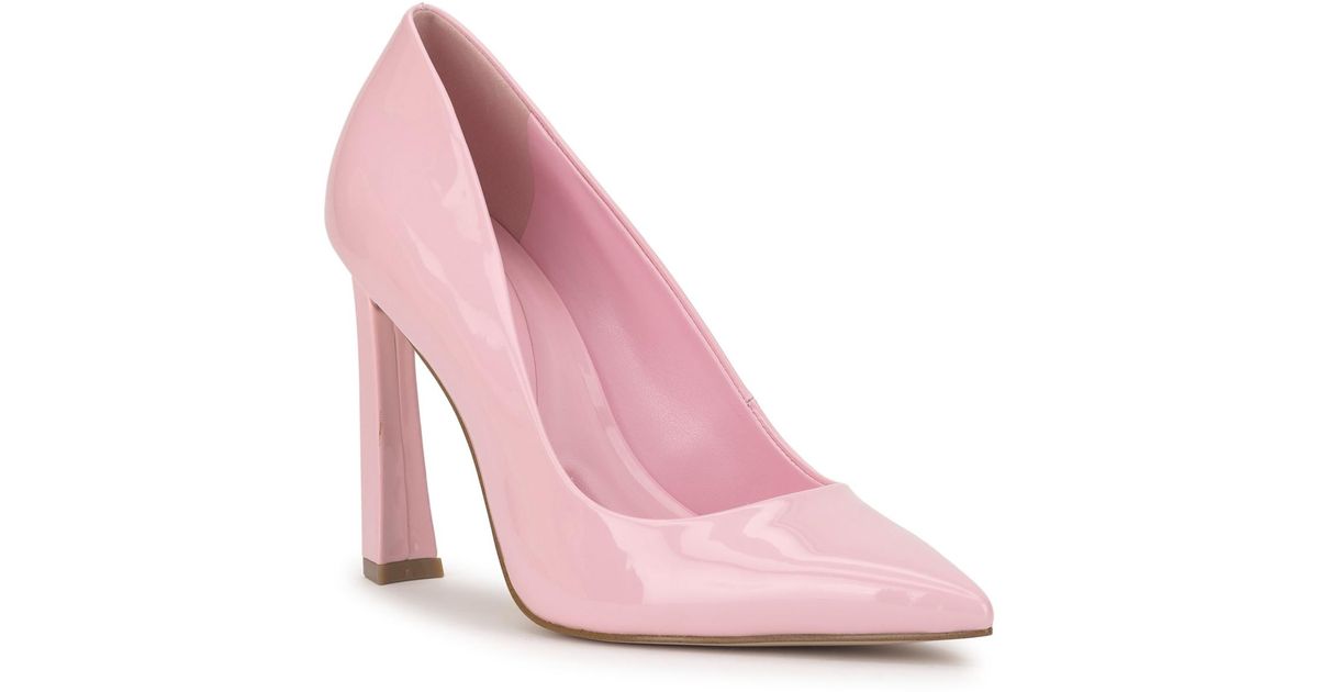 Jessica Simpson Omissia Sculpted Heel Pumps in Pink | Lyst