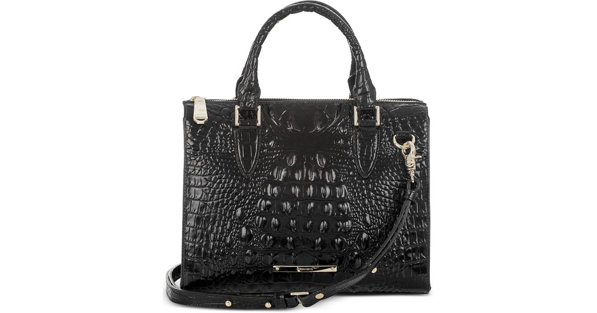 Brahmin Anywhere Convertible Melbourne Embossed Leather Satchel in ...
