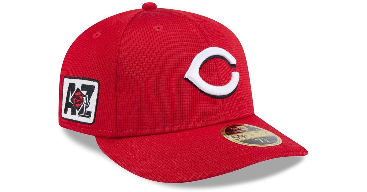 KTZ Cincinnati S 2025 Spring Training Low Profile 59fifty Fitted Hat in ...