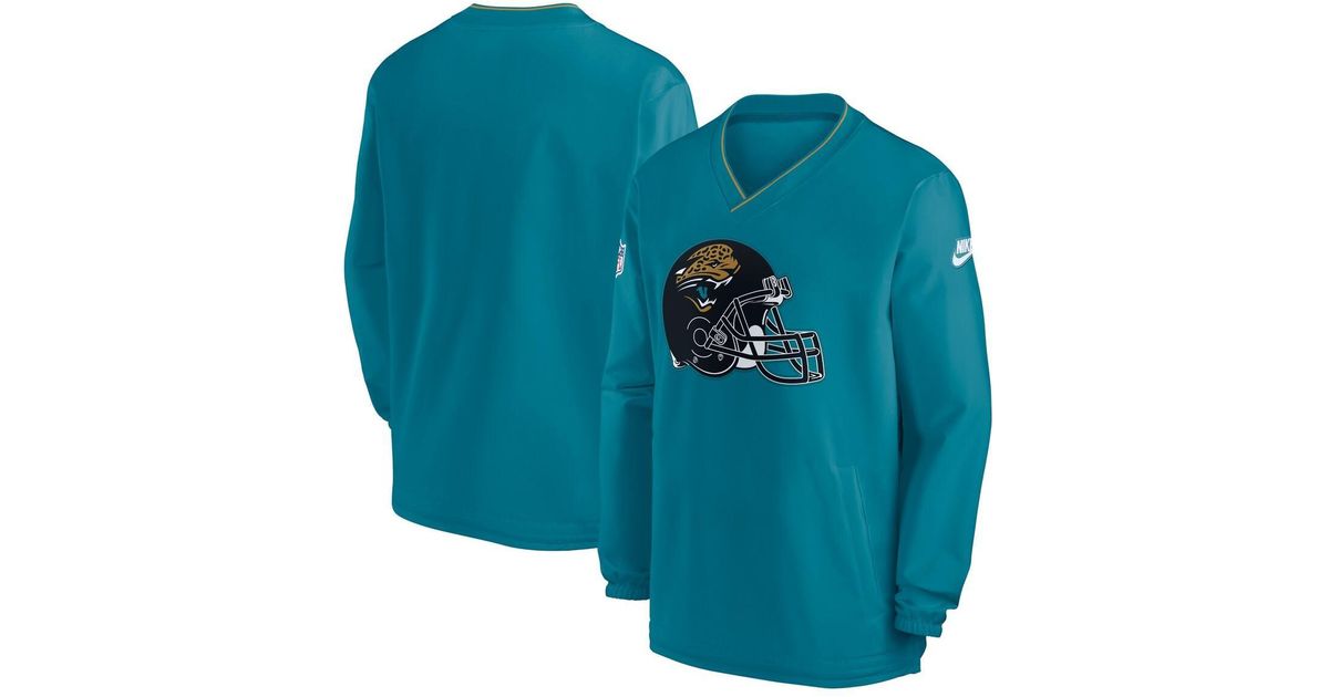 Nike Jacksonville Jaguars Throwback Alternate Logo Pullover Wind Shirt ...
