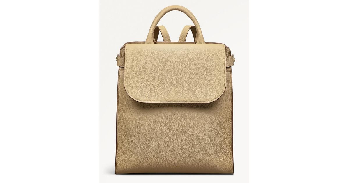 Radley Rathbone Large Flap Over Backpack Bag in Natural | Lyst