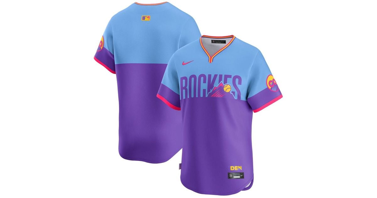 Nike Colorado Rockies 2025 City Connect Limited Jersey in Purple for ...