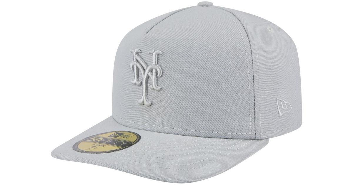 KTZ New York Mets Colorpack 59fifty Fitted Hat in Gray for Men | Lyst