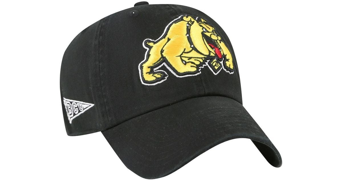 '47 Bowie State Bulldogs Side Back Clean Up Adjustable Hat in Black for ...